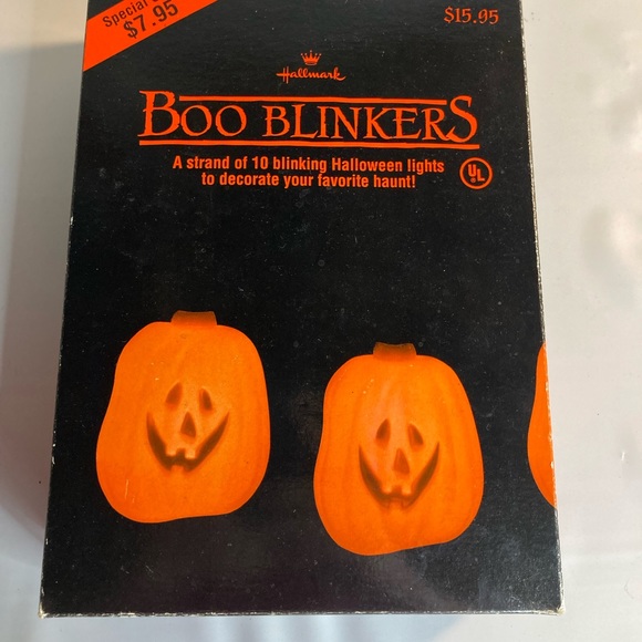 Hallmark | Holiday | Vintage Hallmark Boo Blinkers Blow Mold String ...